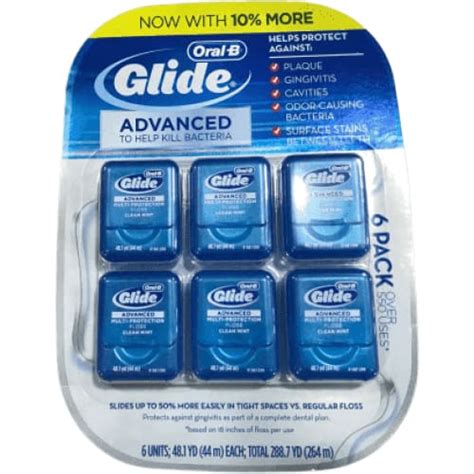 Glide Advanced Multi Protection Floss 6 Ct 481 Yards Each 6 X 481