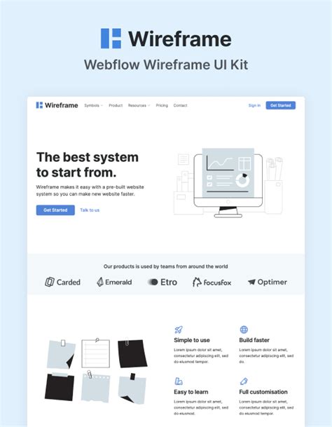 Wireframe Creative HTML Responsive Website Template