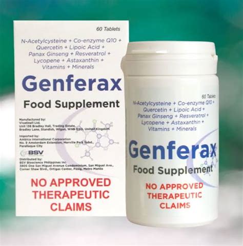 Authentic Genferax Male Infertility Supplement Lazada Ph