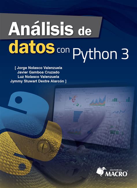 libro anÁlisis de datos con python 3 isbn 9786123047320