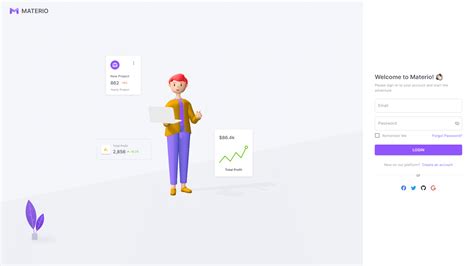 10 Impressive React Login Page Template Themeselection