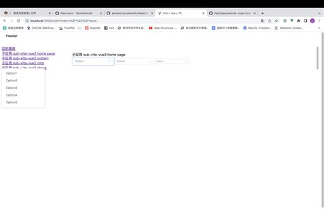 最新版element Plus子应用下拉框错位 · Issue 355 · Tencentwujie · Github