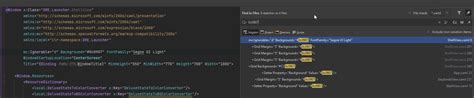 visual tree and text value colors have black background · issue 293
