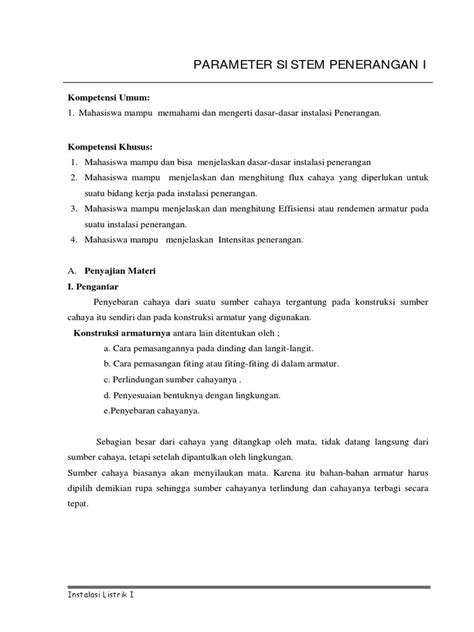 Modul 13 Parameter Sistem Penerangan1 Pdf