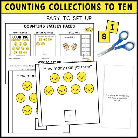 Number Matching Adapted Book 110 Counting And Number Recognition