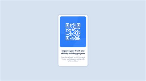 Frontend Mentor Responsive Qr Code Component Coding Challenge Solution