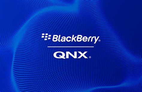 blackberry qnx releases operating system for next generation vehicles