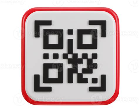 Qr Code Scanning Payment Verification Qr Code 3d Icon 34759439 Png