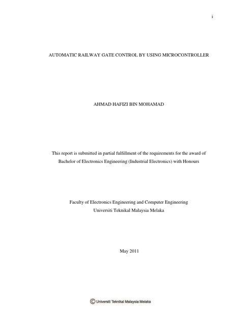 Pdf Automatic Railway Gate Control Using Micro Dokumen Tips