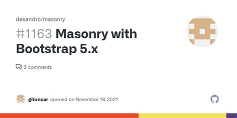 masonry with bootstrap 5 x · issue 1163 · desandro masonry · github