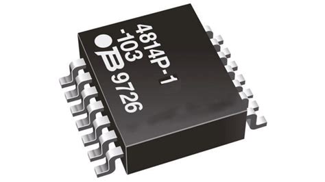 4814p T01 472lf Bourns 4800p 4 7kΩ ±2 Isolated Resistor Array 7 Resistors 1 12w Total Som