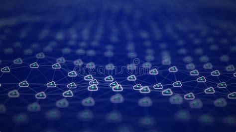 Network Connection For Cloud Computing Stock Video Video Of Cloud Modern 286945665