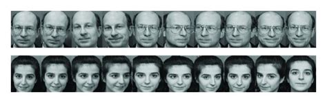 Face Image Examples Of Two Persons In Orl Face Database Download