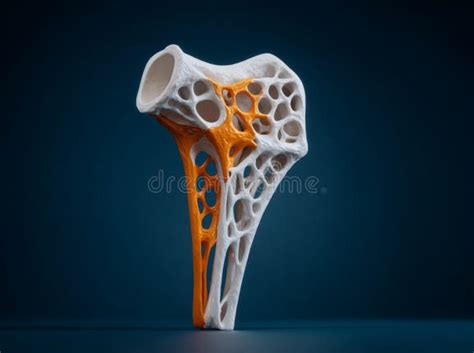 In A Frontal View The Function Of A Hip Joint Implant Or Hip Prosthesis Is Illustrated In 3d