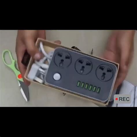 【hot Selling】 6 Usb Port 3 Universal Power Strip Extension Plug Power Socket Electric Sockets