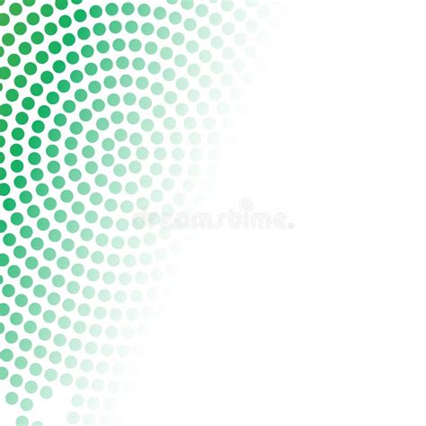 Color Abstract Halftone Circle Design Element Vector Illustration Stock Illustration