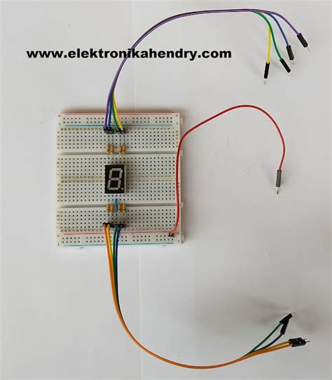 Arduino Part 9 Mengendalikan 7 Segment Elektronika Hendry