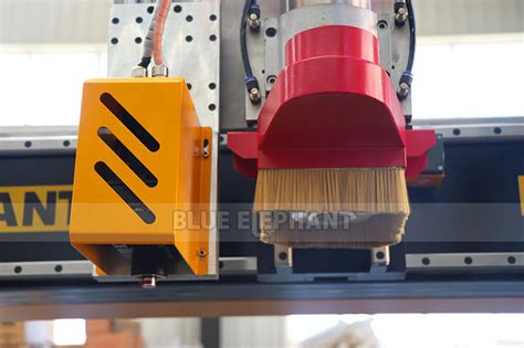 ELECNC 2030 Linear ATC CNC Router With EOT 3 Oscillating Knife Blue Elephant CNC Machinery