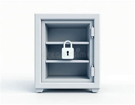Open Safe With Padlock Security Privacy And Data Protection Concept