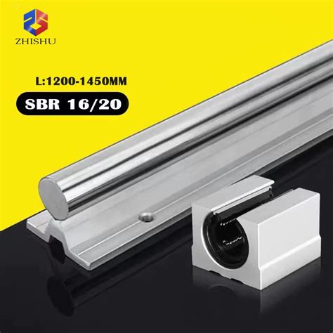 SBR16 SBR20คู่มือเชิงเส้น SBR 16 20 MM 1200 1450มม.รองรับ Linear Rail ...