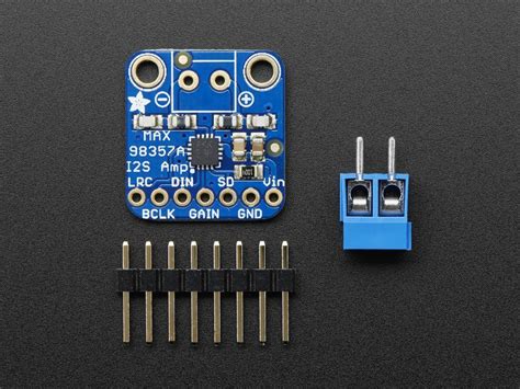 breakout dell amplificatore in classe d adafruit i2s 3w max98357a