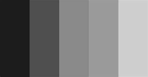 Color Palette generated based on #1C1C1C, #4F4F4F, #898989, #9A9A9A ...