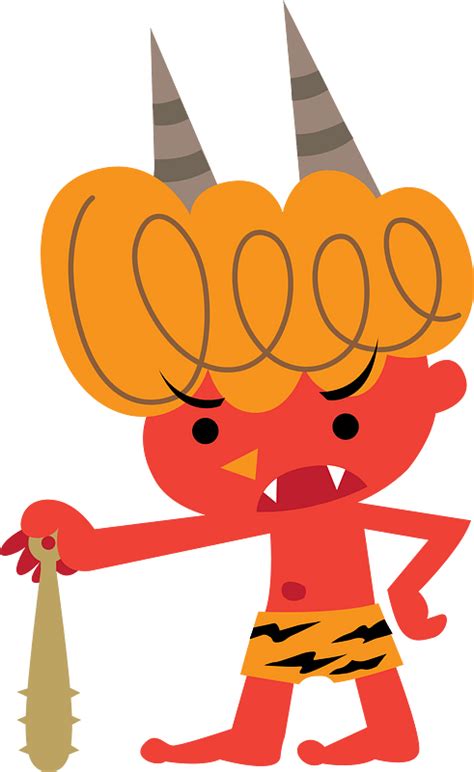 Oni Yokai Free Vector Clipart Images On