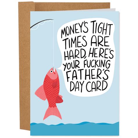 funny father s day card here s your fucking father s day card