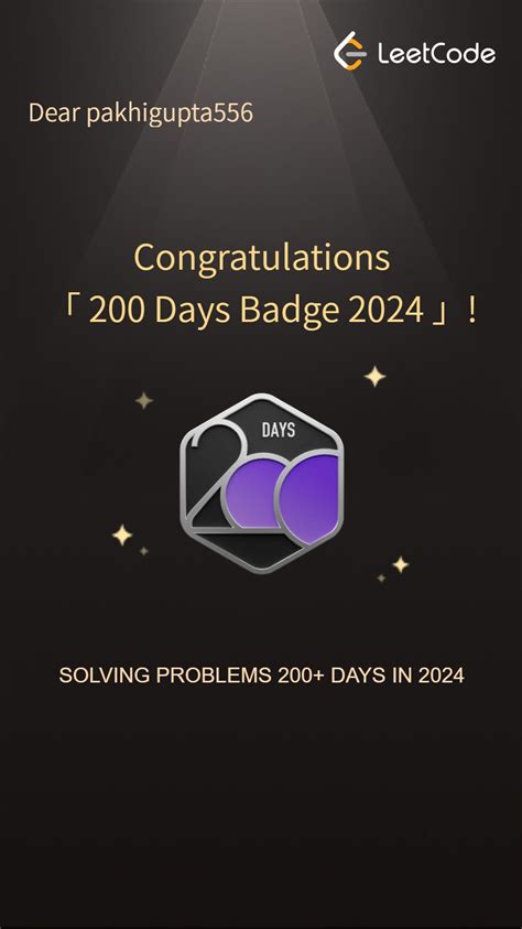 Pakhi Gupta On Linkedin Leetcode Problemsolving Badge Java