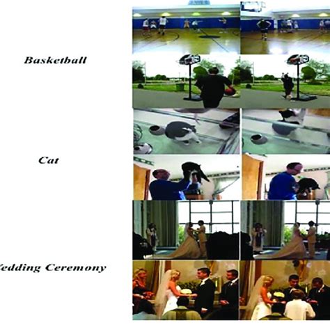 Example Keyframes From Specific Events Download Scientific Diagram
