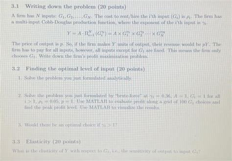 solved i dont need help on 3 1 3 2 only solve for elasticity