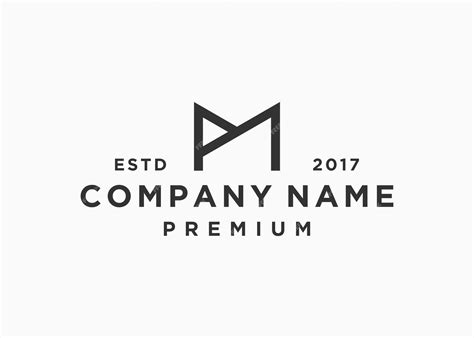 Premium Vector Initials Letter Mp Logo Design Vector Illustration Template