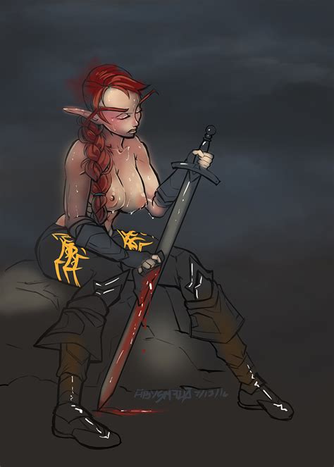 Blood Elf Sword By Abysmal0 Hentai Foundry