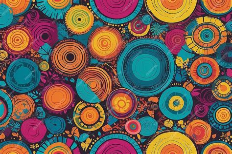 Premium Photo Abstract Colorful Decorative Seamless Pattern Vector