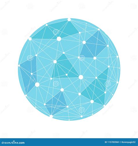 Vector Wireframe Connecting Earth Sphere Globe Connection Concept Stock Vector Illustration