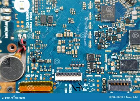 Cairo Egypt November 9 2022 Smartphone Cellular Mobile Devices From Inside With Motherboard