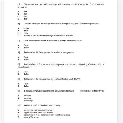 solved [5] the average total cost atc associated with