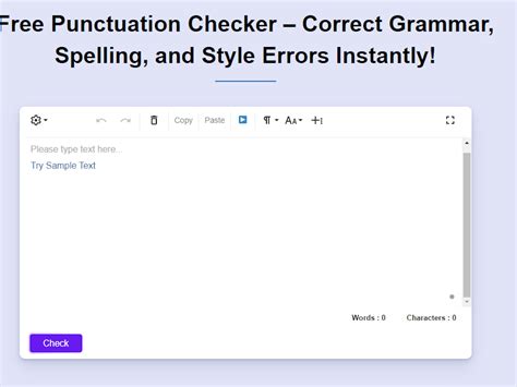 Free Punctuation Checkerfree Punctuation Checker Correct Grammar Spelling And Style Errors