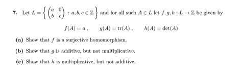 Solved Let L Ab C A B CZ And For All Such AL Let Chegg Com