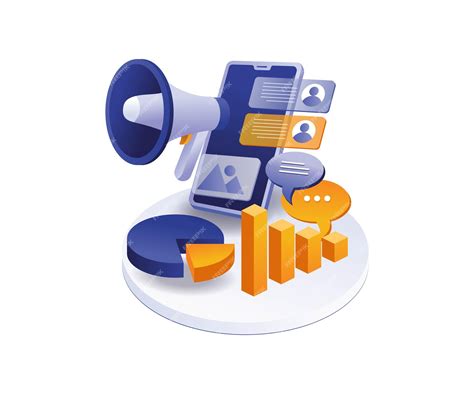 Premium Vector Digital Marketing Smartphone Technology Concept