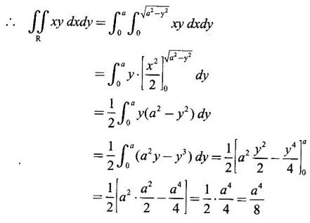 Double Integration Worked Examples Exercise With Answers