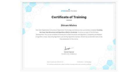 Successfully Completed The Cracking The Code Data Structures And Shivam Mishraa