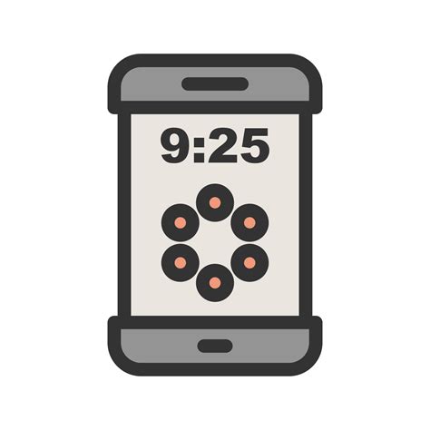 Watch Synchronization Filled Line Icon 8617627 Vector Art At Vecteezy