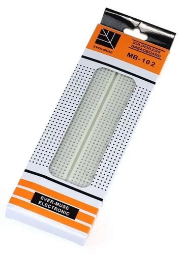 Kit 100x Protoboard Breadboard 830 Pontos Prototipo Arduino Mercado Livre