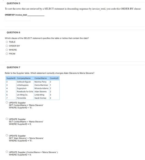 Solved When Coded In A Wiiere Clause Which Search Condition