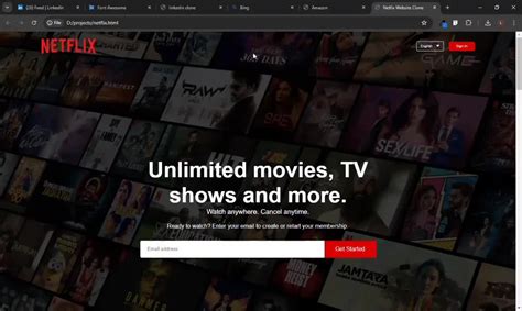 Laraib Ahmed On Linkedin Css Task 8 Netflix Clone Ifra Shamim Zeeshan Aijaz Wajid Ullah Smit