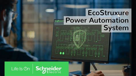Ecostruxure Power Automation System Schneider Electric Youtube