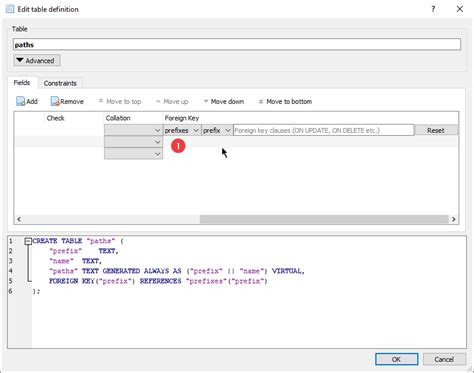 Bug Unable To Create A Foreign Key Constraint Via Gui Due To Missing Target Tablecolumn