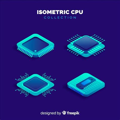 Isometric Cpu Vectors And Illustrations For Free Download
