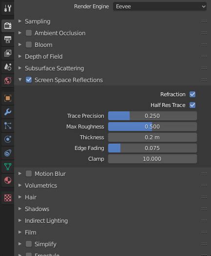 Lighting EEVEE Glass Shader Blender Stack Exchange